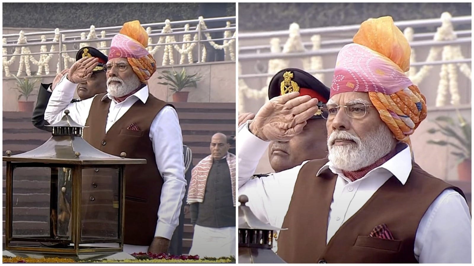 Republic Day:गणतंत्र दिवस के मौके पर विशेष पगड़ी पहनकर आए पीएम मोदी ...