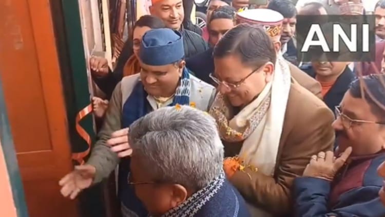 Cm Dhami Inaugurated Lok Sabha Election Office At Dehradun Parade ...