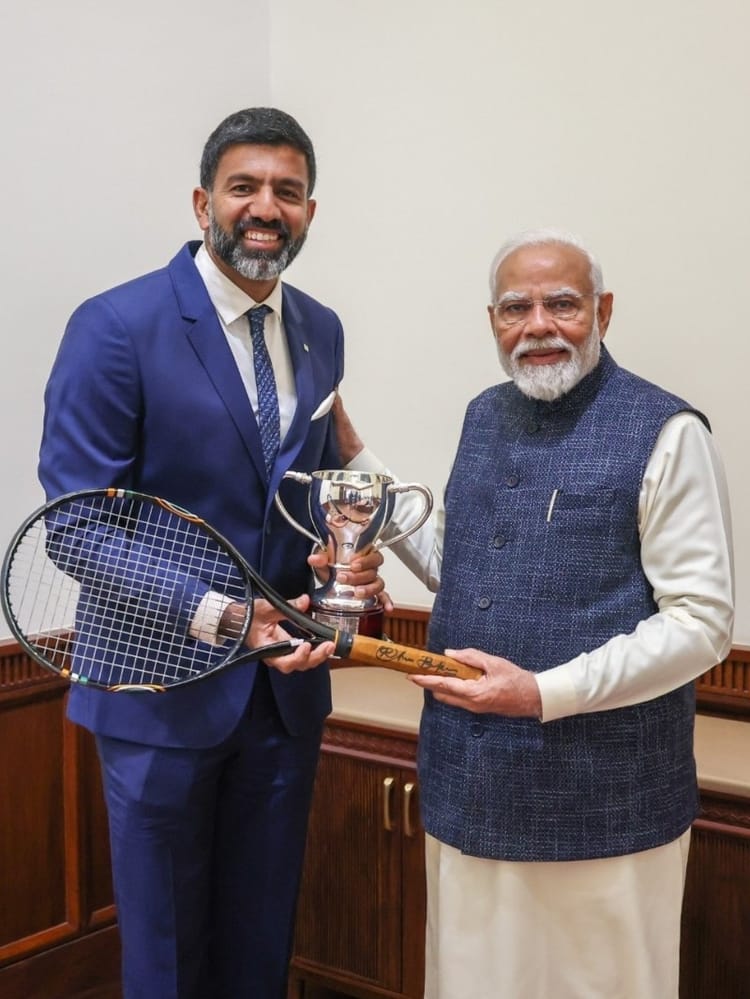 पीएम मोदी से मिले रोहन बोपन्ना