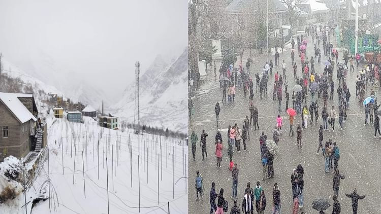 Himachal Weather Update: Snowfall Begins In High Altitude Areas Including Shimla, Roads Still ...