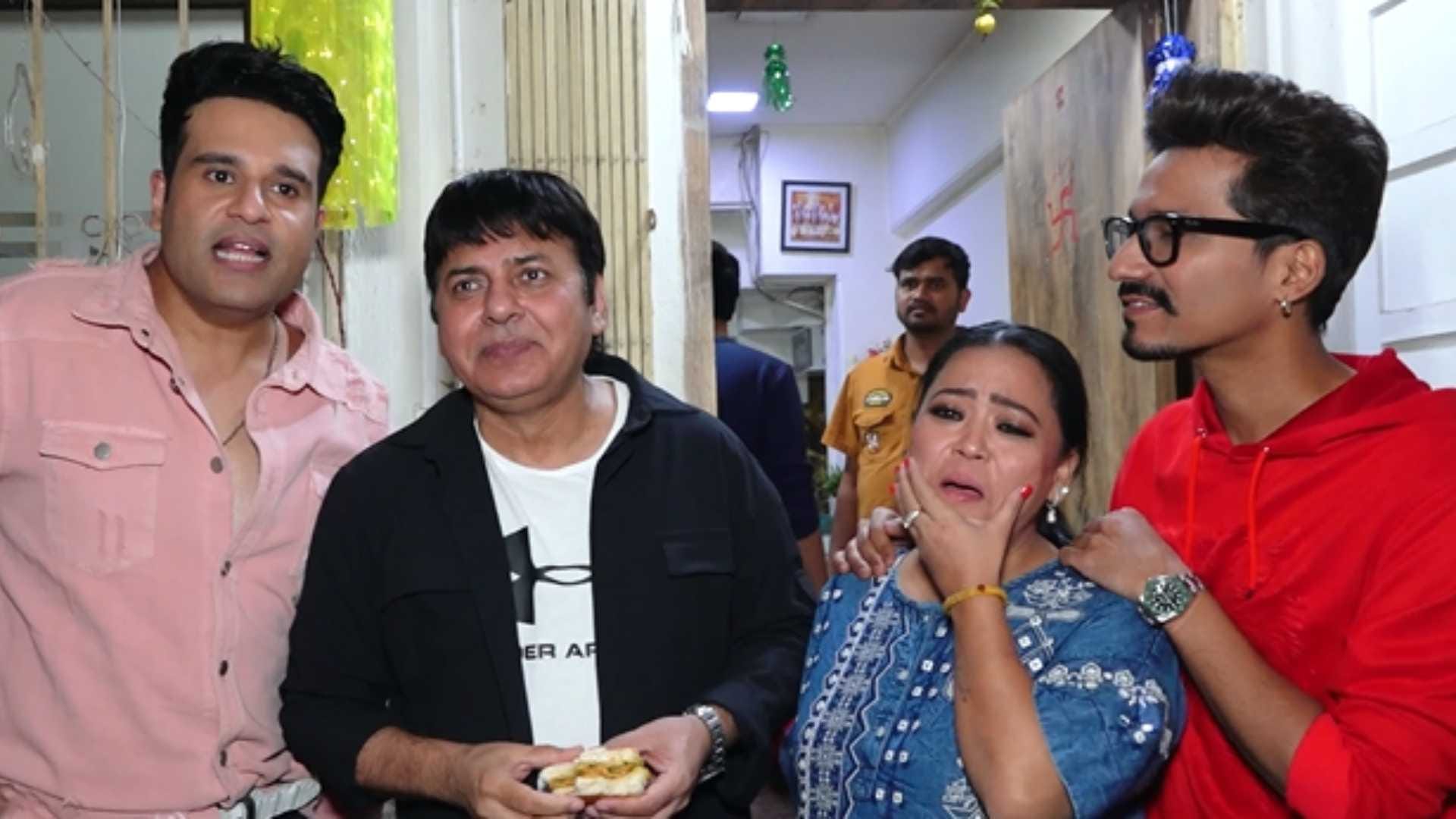 Krushna Abhishek Sudesh Lehri Bharti Singh Harsh Spotted Reaction On ...