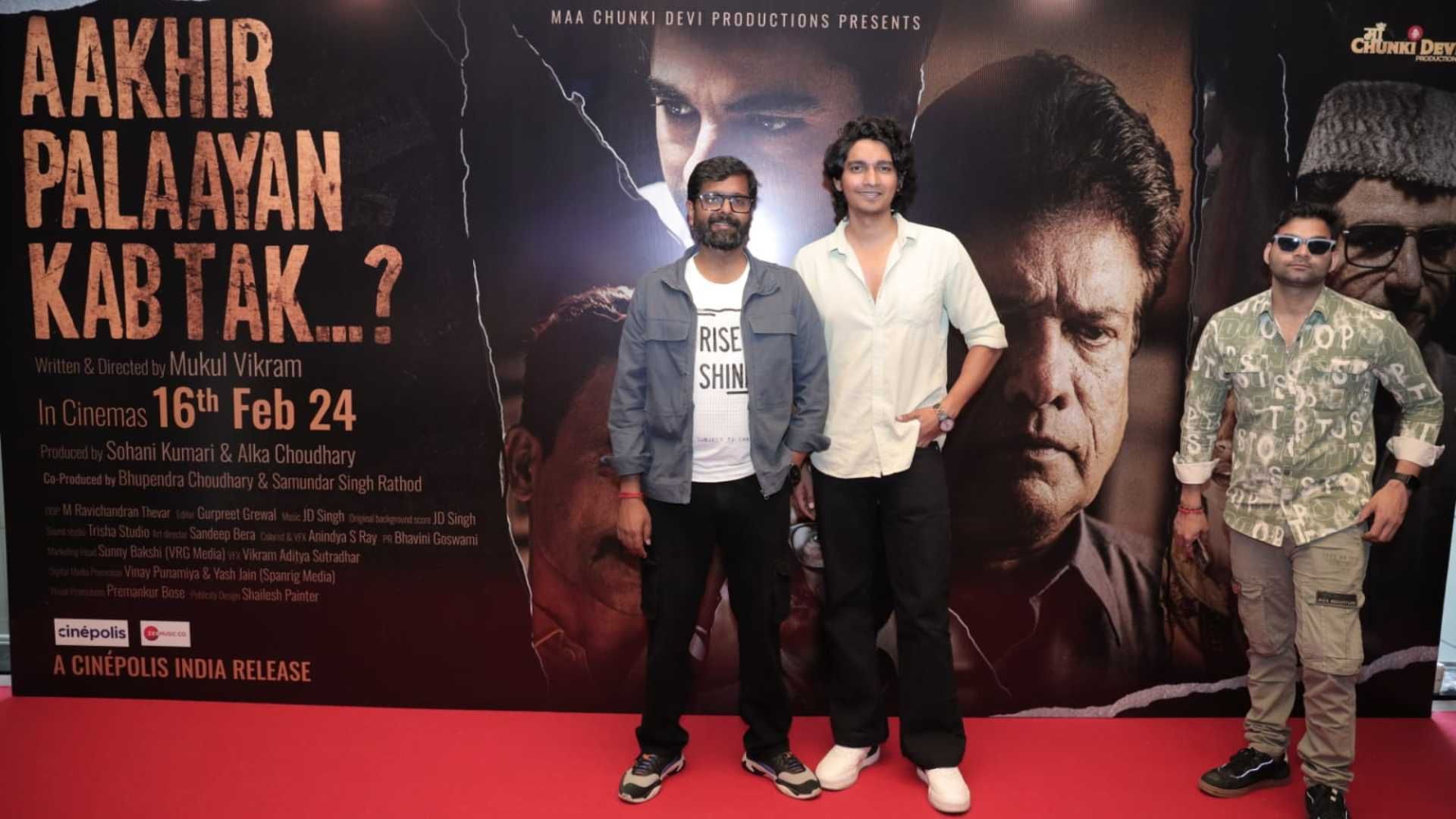 Rajesh Sharma Biggest Face On Aakhri Palayan Kab Tak Poster Time For ...