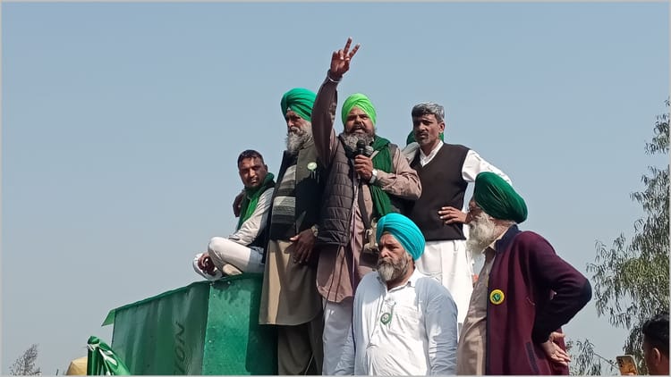 Kisan Andolan:दातासिंह वाला बॉर्डर पर लिया फैसला; Msp गारंटी से कम ...