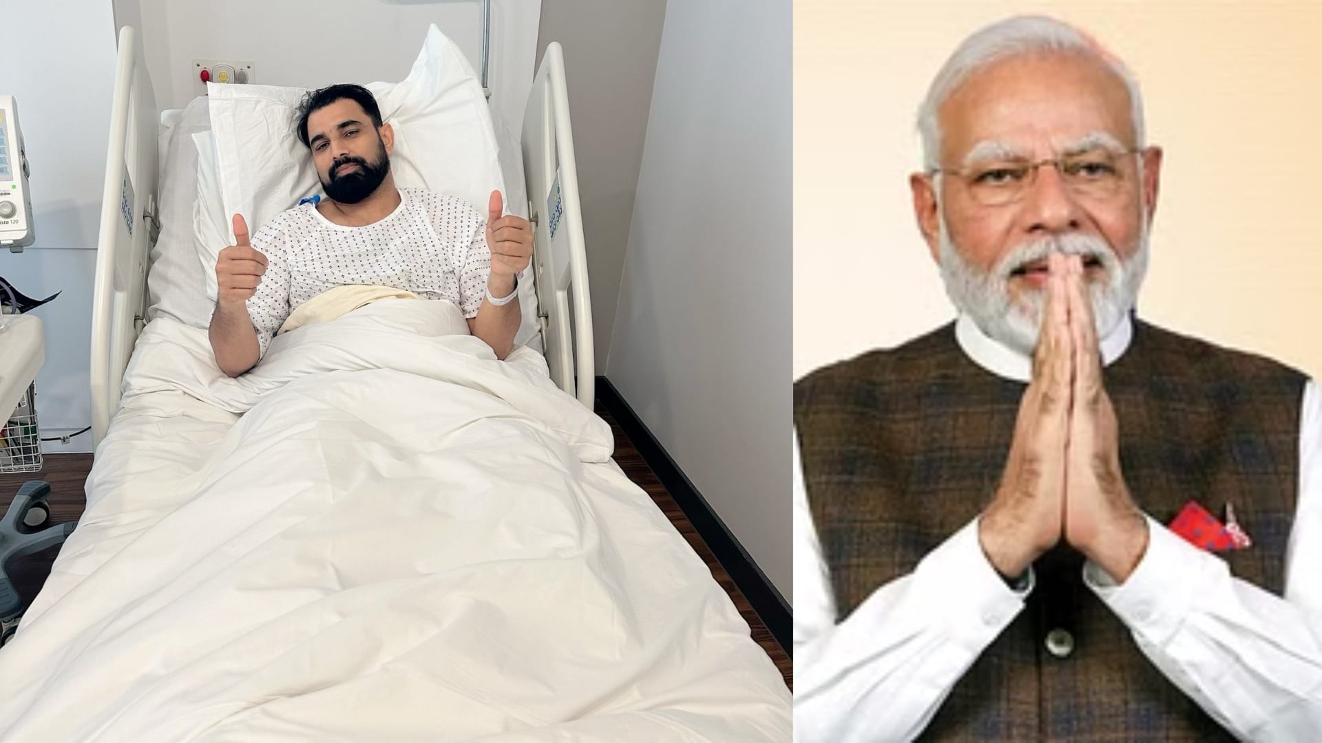 After Mohammed Shami Surgery, Pm Modi Tweeted, Giving Courage, Said ...
