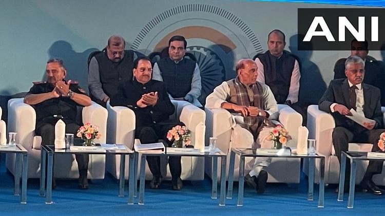 Defence Minister Rajnath Singh At Defconnect Seminar To Promote ... Defence Minister Rajnath Singh At Defconnect Seminar To Promote ...
