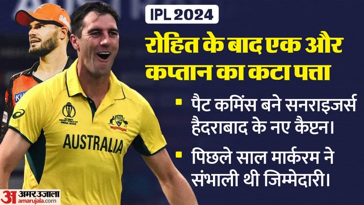 Ipl 2024 Srh Captain Pat Cummins To Lead Sunrisers Hyderabad, Removes ...