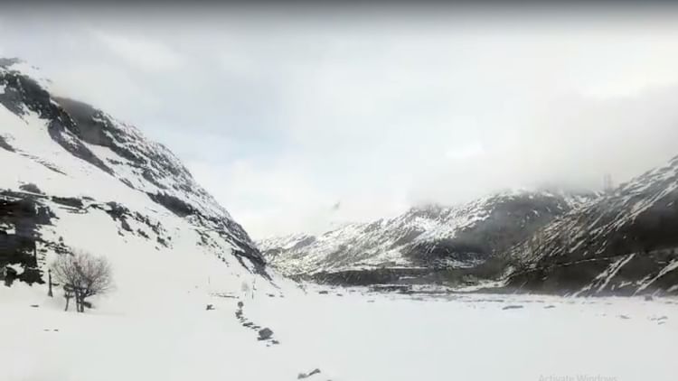 Himachal Weather: Fresh Snowfall In Lahaul Valley Including Rohtang, Know Imd Forecast - Amar ...