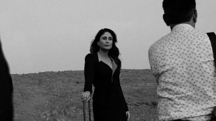 Crew Bts Kareena Kapoor Khan Shares Unseen Pictures From Film Set Goes ...