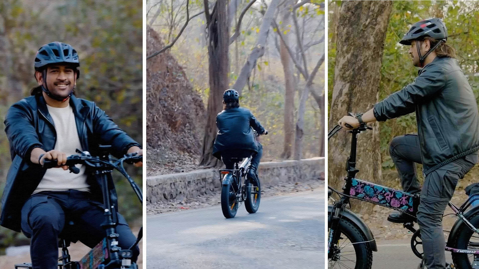 Ms Dhoni Riding Made-in-india Electric Cycle Viral Video Electric Vehicles In India - Amar Ujala ...