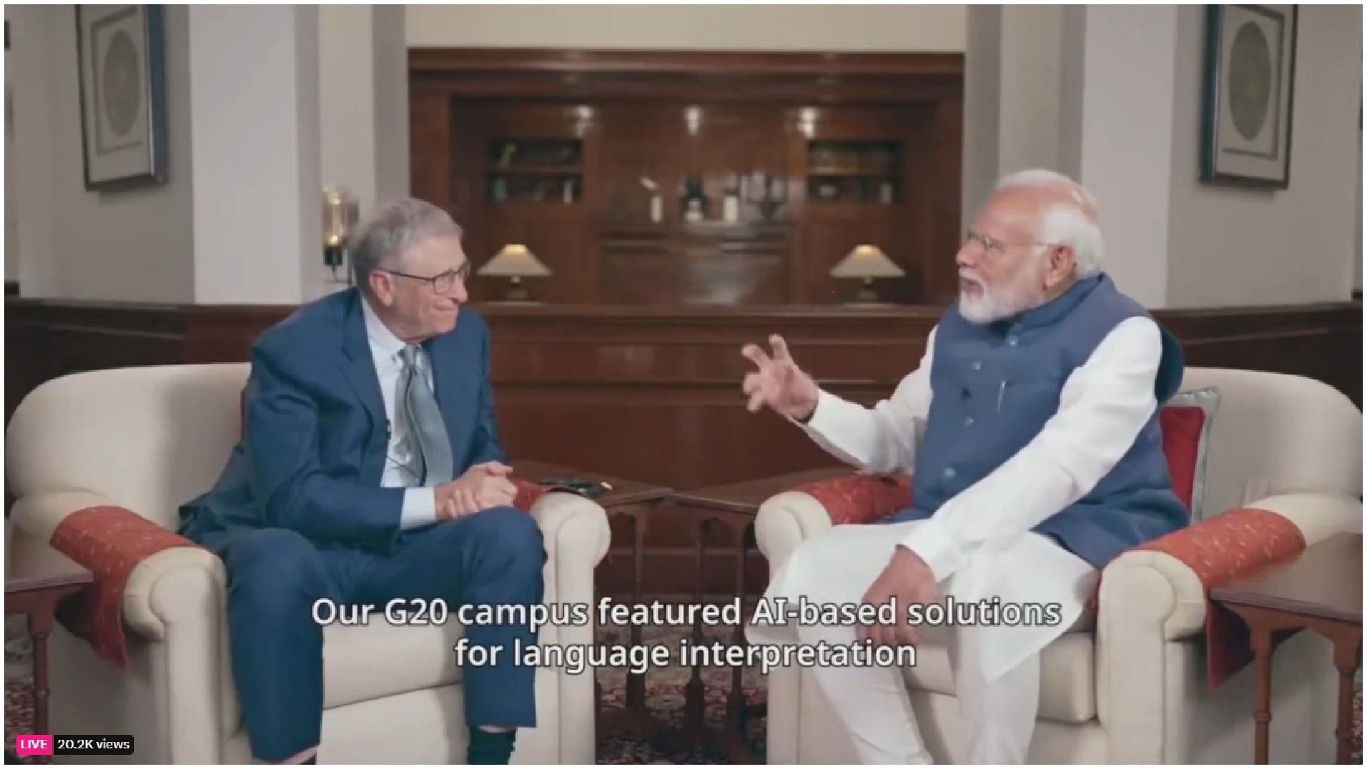 Pm Narendra Modi Meets Bill Gates In Pms Residence Talks From Ai To ... Pm Narendra Modi Meets Bill Gates In Pms Residence Talks From Ai To ...