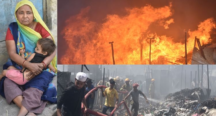 Rakhi Mandi Fire, Ashes Of All-round Destruction, Some's Hopes Burnt And Others' Hopes Burnt ...