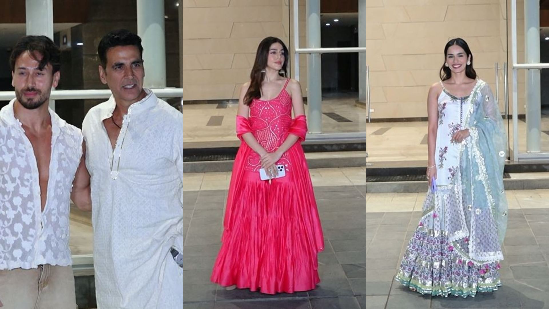 Ali Abbas Zafar Iftar Party Akshay Tiger Shroff Manushi Chhillar Alaya F Rakul Preet Jackky ...