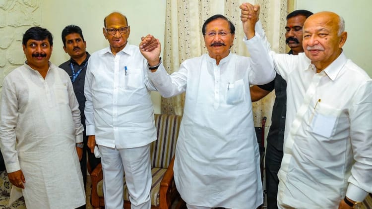 Lok Sabha Election:शरद पवार की पार्टी में शामिल हुए धैर्यशील मोहिते ...