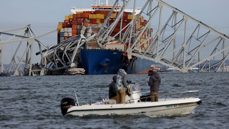 Usa Baltimore Bridge Collapse Case Contolled Demolition To Remove Key ...