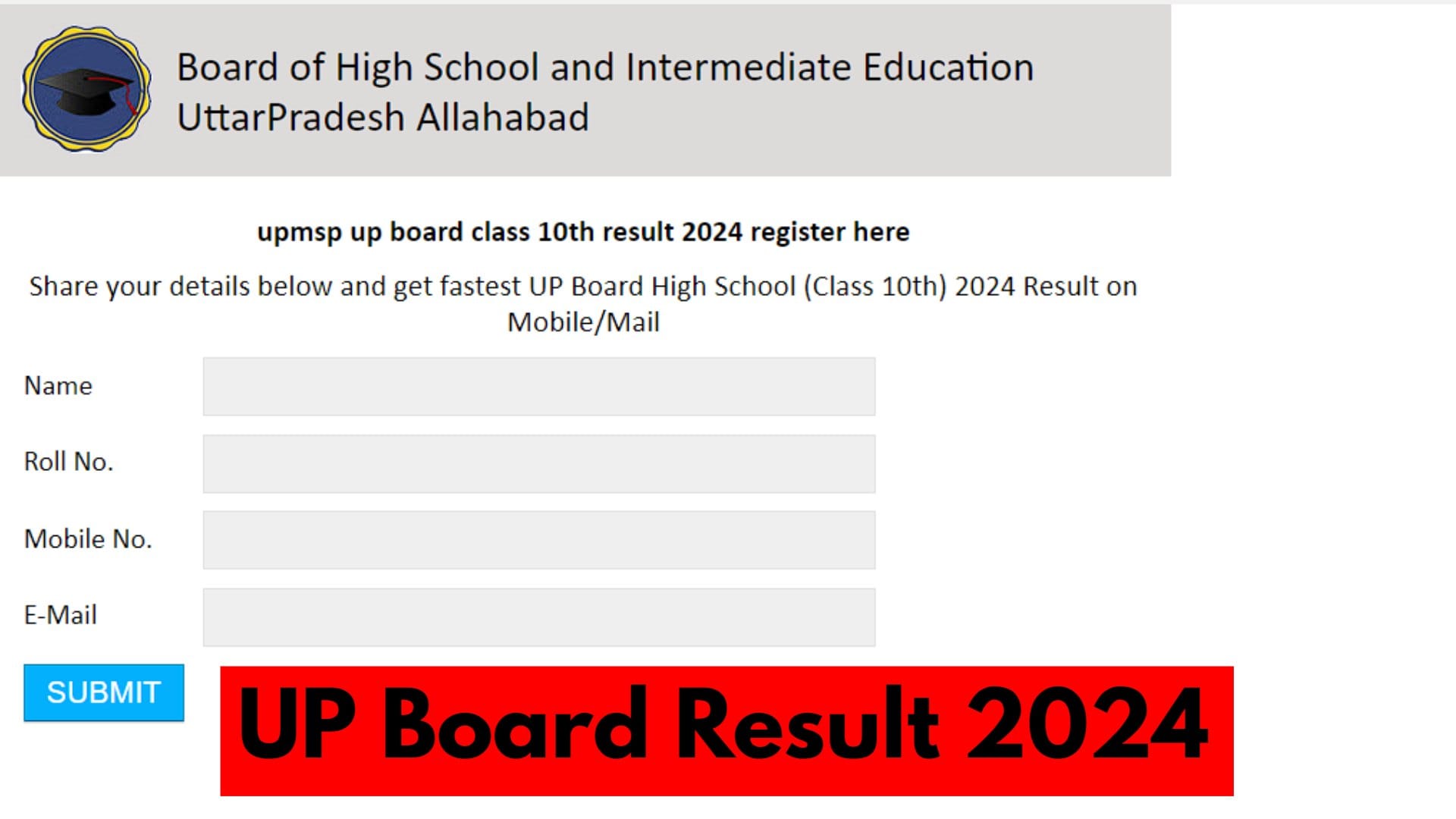 Up Board Result 2024 Apart From The Official Website, Upmsp 10th, 12th ...