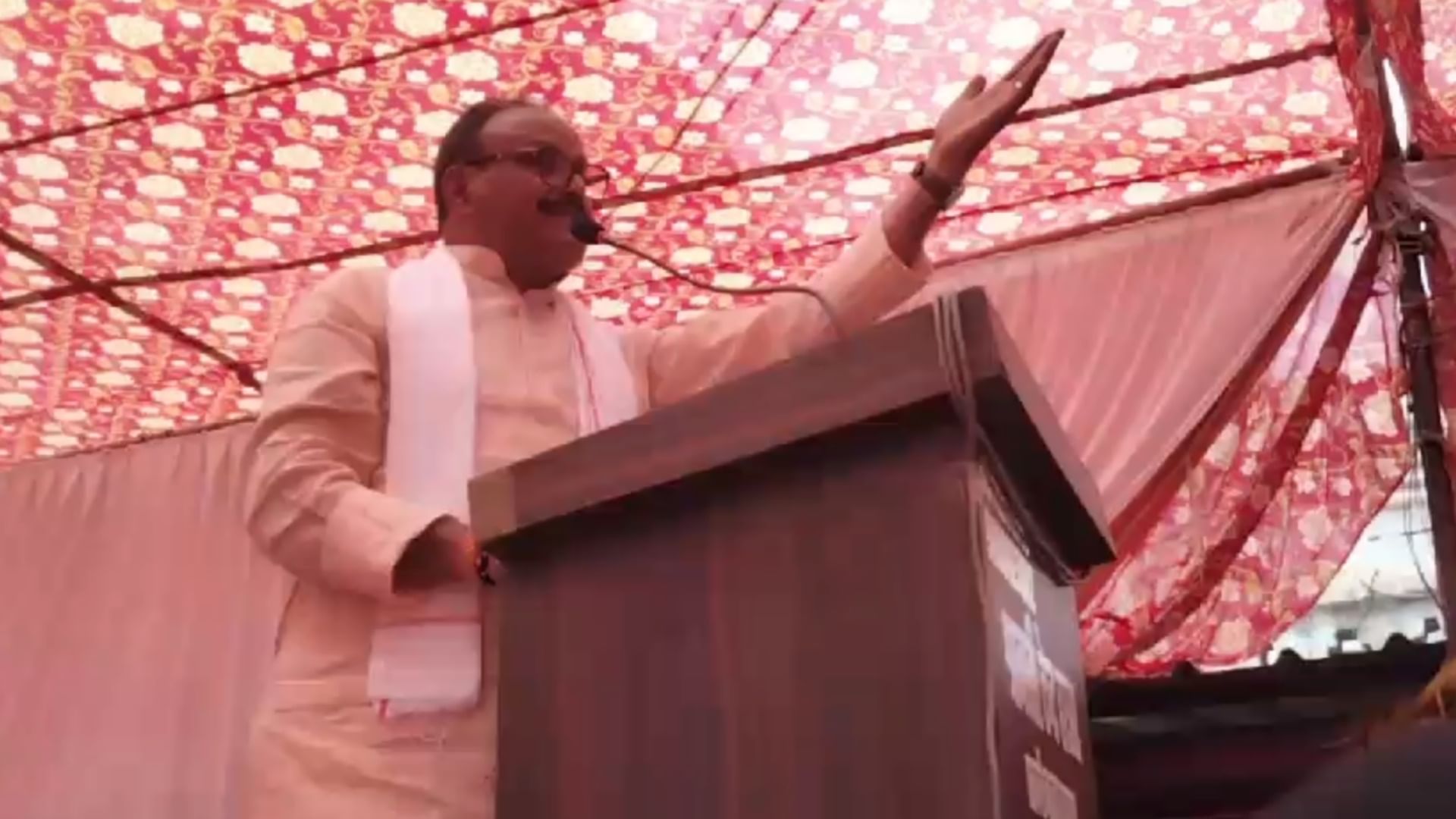 Deputy Cm Brajesh Pathak In Bahraich, Says Bjp Will Win All 80 Seats In ...