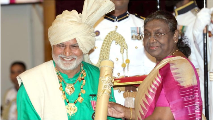 Haryana: Mahavir Guddu Received Padma Shri, President And Prime ...