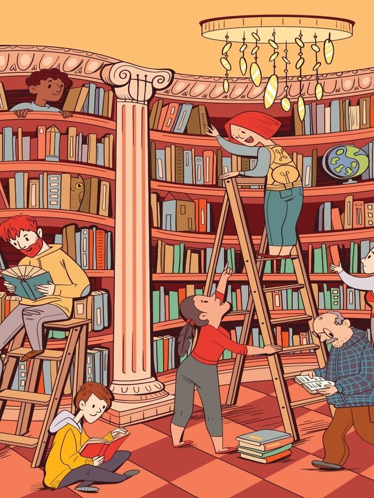 बुक स्टोर में छिपा है एक उल्लू, क्या 5 सेकेंड में ढूंढ पाएंगे आप?