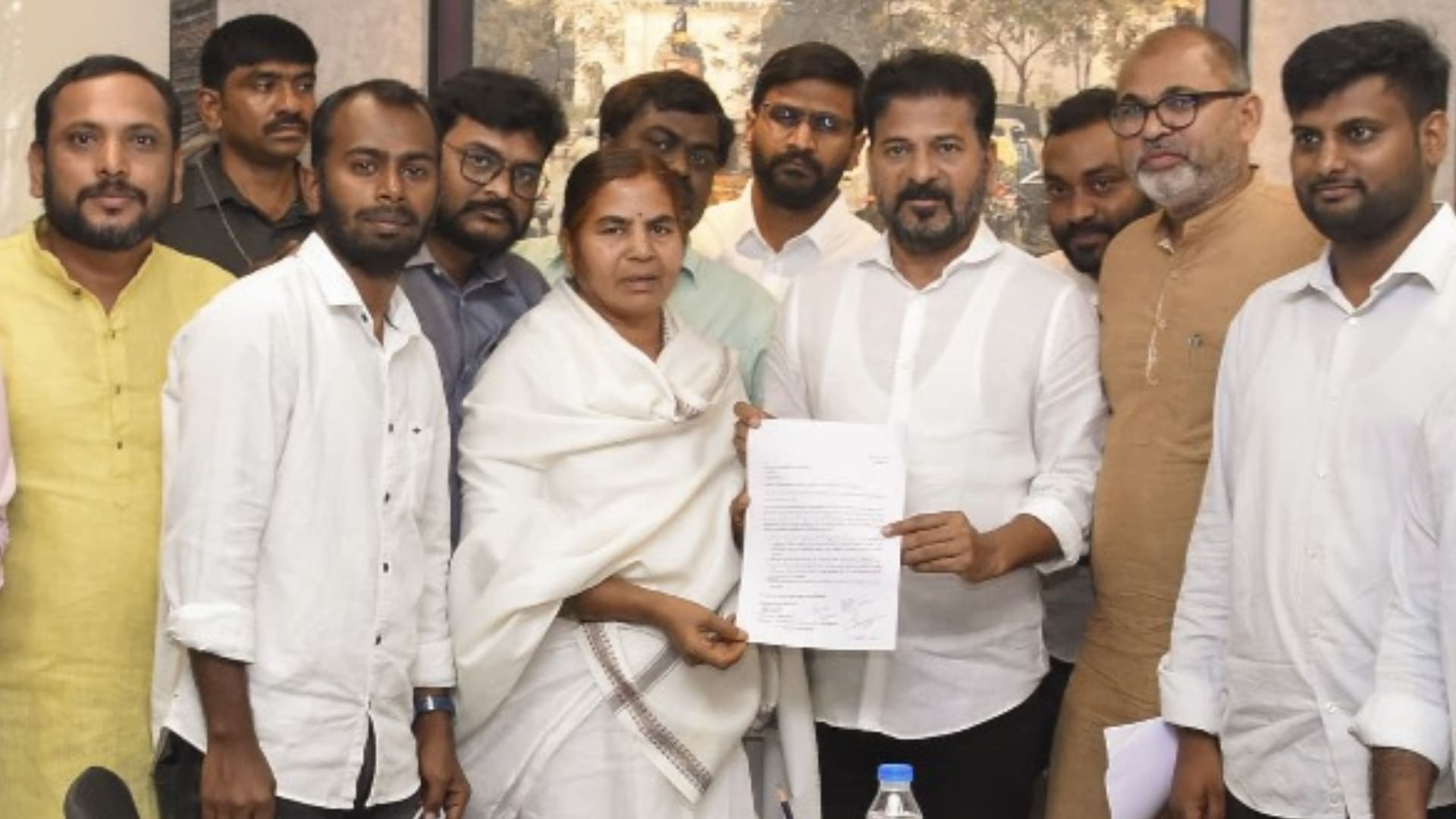 Rohith Vemula's Mother Meets Telangana Cm Revanth Reddy, Seeks Justice ...