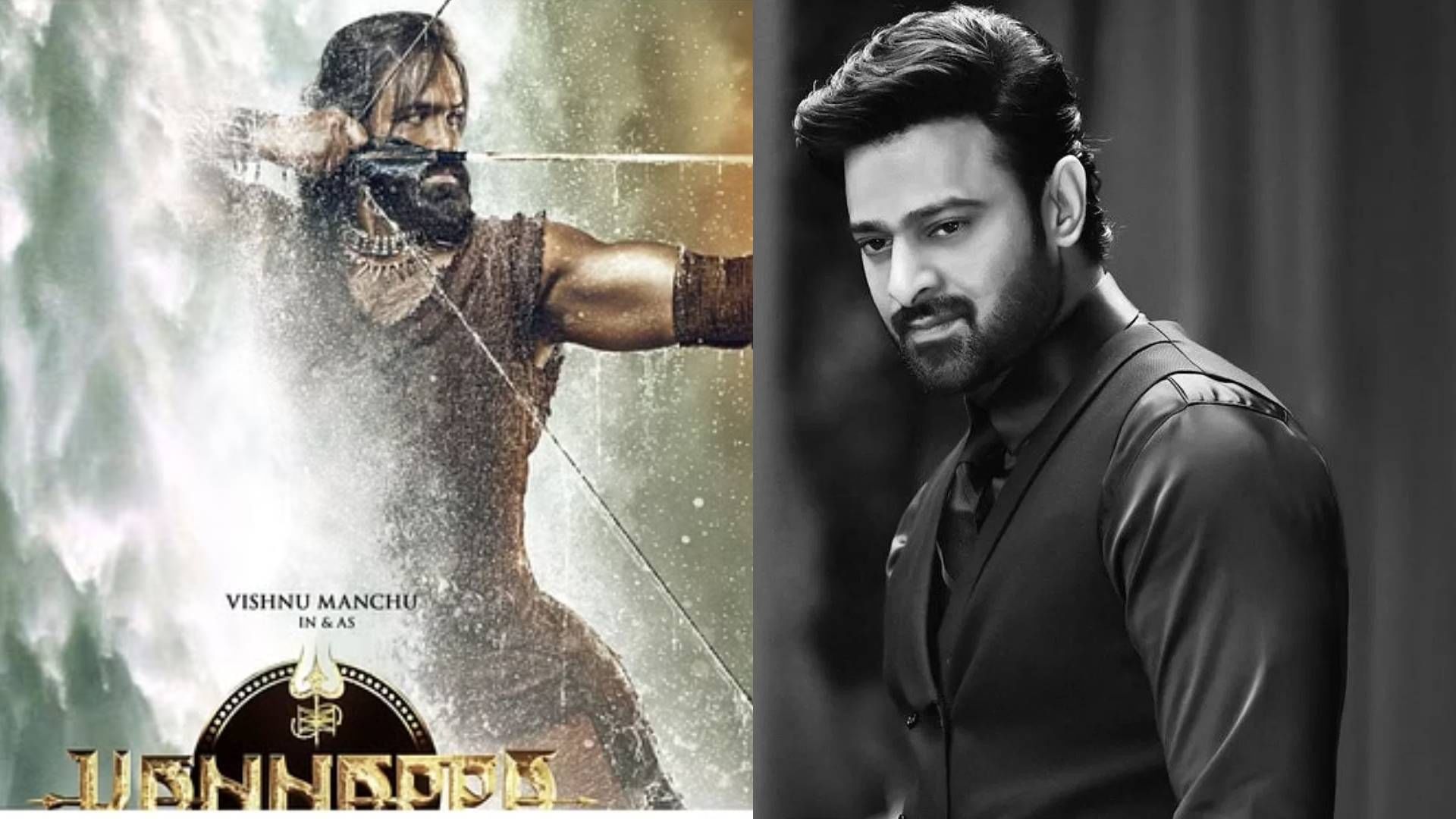 Kalki 2898 Ad Actor Prabhas Starts Kannappa Shooting Vishnu Manchu Shares His First Look Poster ...