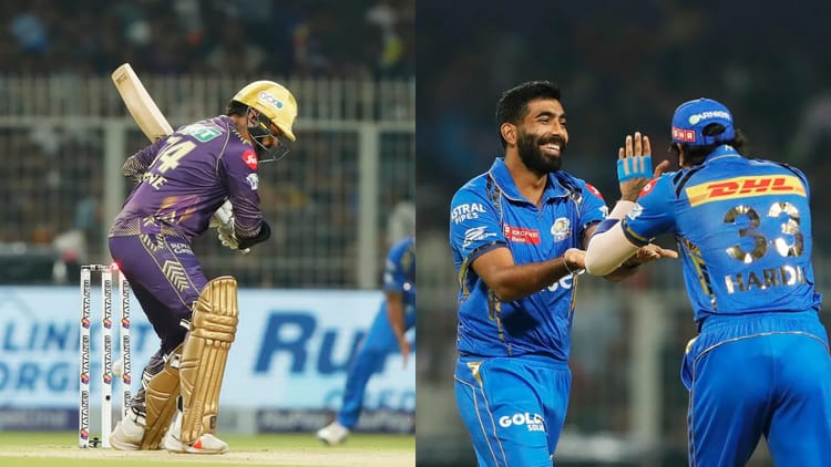 Ipl 2024 : Kkr Sunil Narine Got Dodged By Jasprit Bumrah's Ball Got Bowled In A Strange Way ...