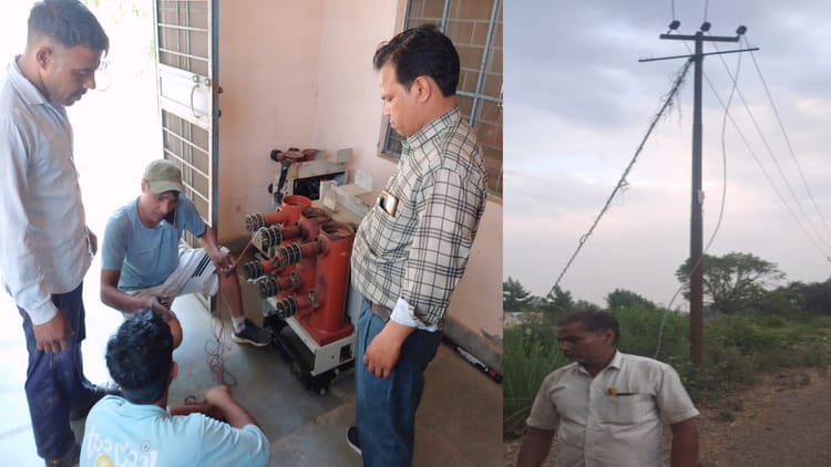 High Tension Wire Has Broken In Shamli District And Electricity Crisis ...