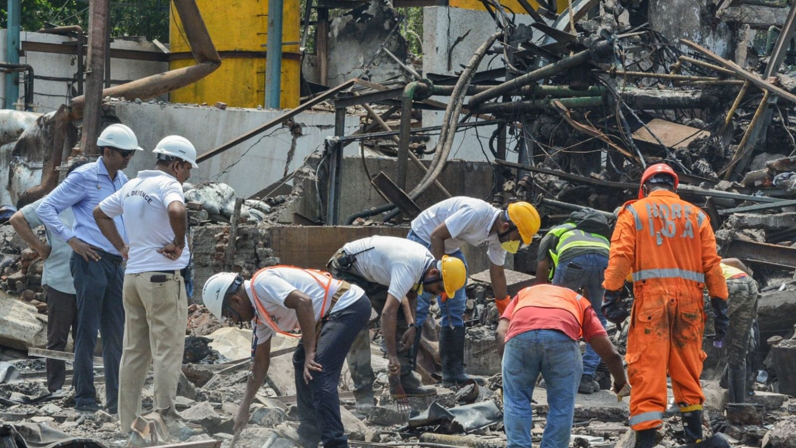 Dombivali Blast Row Police Said Some Bodies Burnt Badly Identification Major Challenge - Amar ...