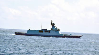 Goa Shipyard Launches Frigate Triput For Indian Navy - Amar Ujala Hindi ...