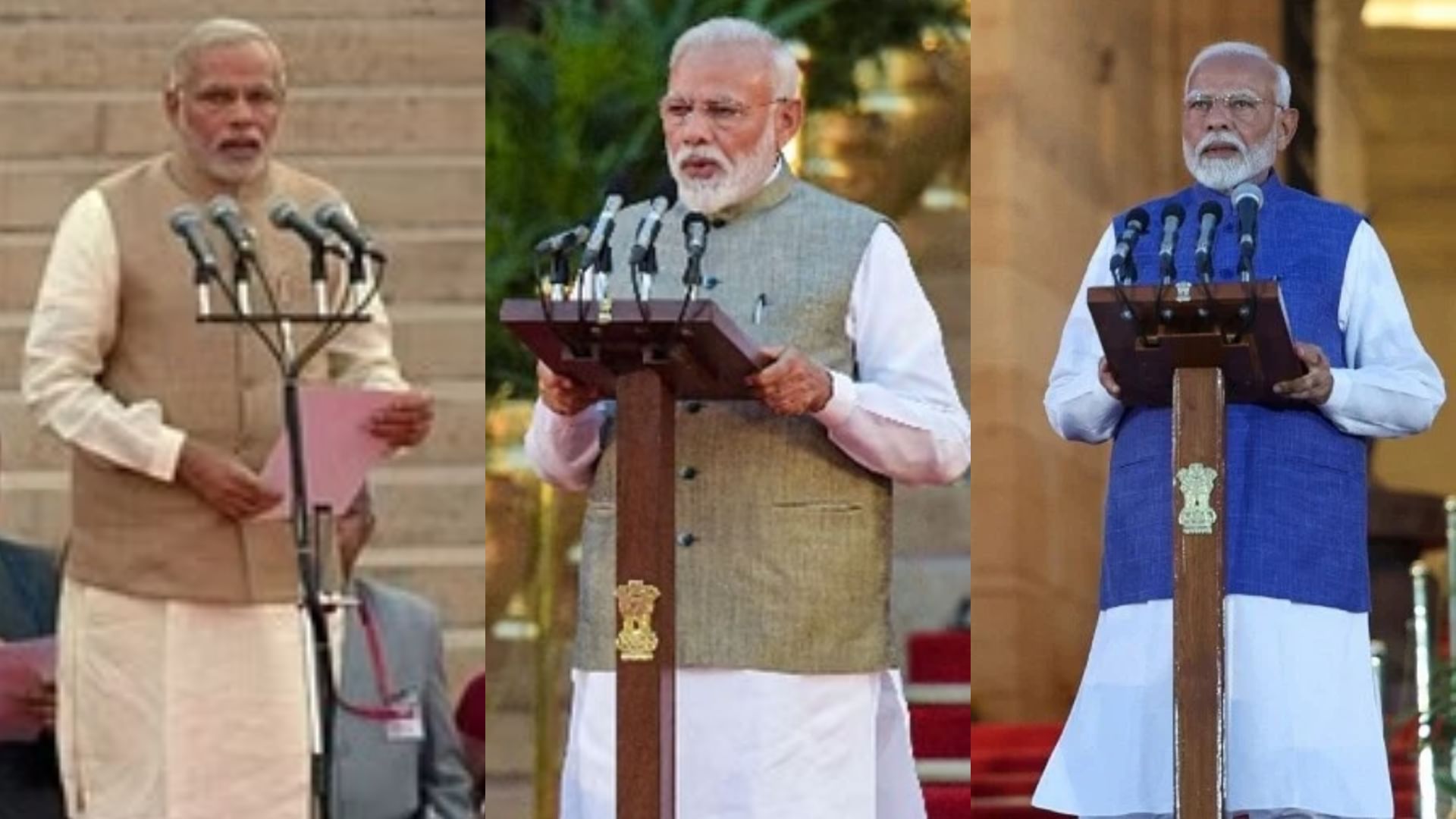 Pm Narendra Modi Look In Oath Ceremony At Rashtrapati Bhavan - Amar Ujala Hindi News Live - Pm ...