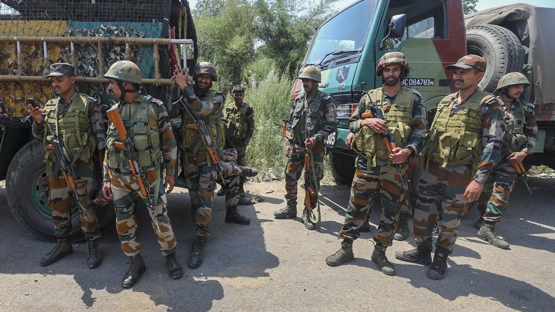Jammu Kashmir Terrorist Attack: Encounter Between Security Forces And ...