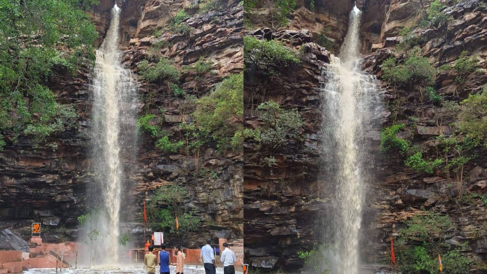 Mandsaur News Waterfall Started In Bada Mahadev Of Bhanpura Became A ...