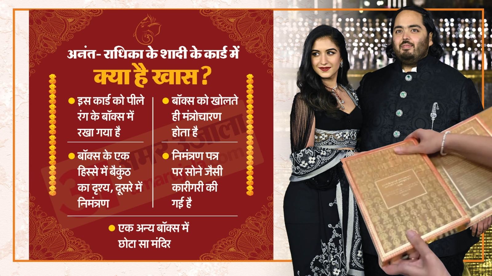 Wedding Card Of Mukesh Ambani's Son Anant Ambani Revealed - Amar Ujala ...