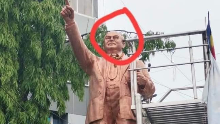 Ruckus In Ujjain: Glasses Of Baba Saheb Ambedkar's Statue Broken ...