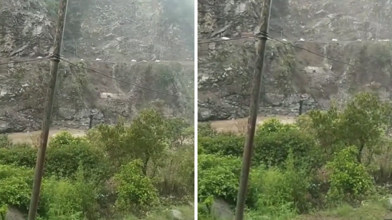 Bridge Near The Four Mile Between Mandi And Pandoh Was Completely ...