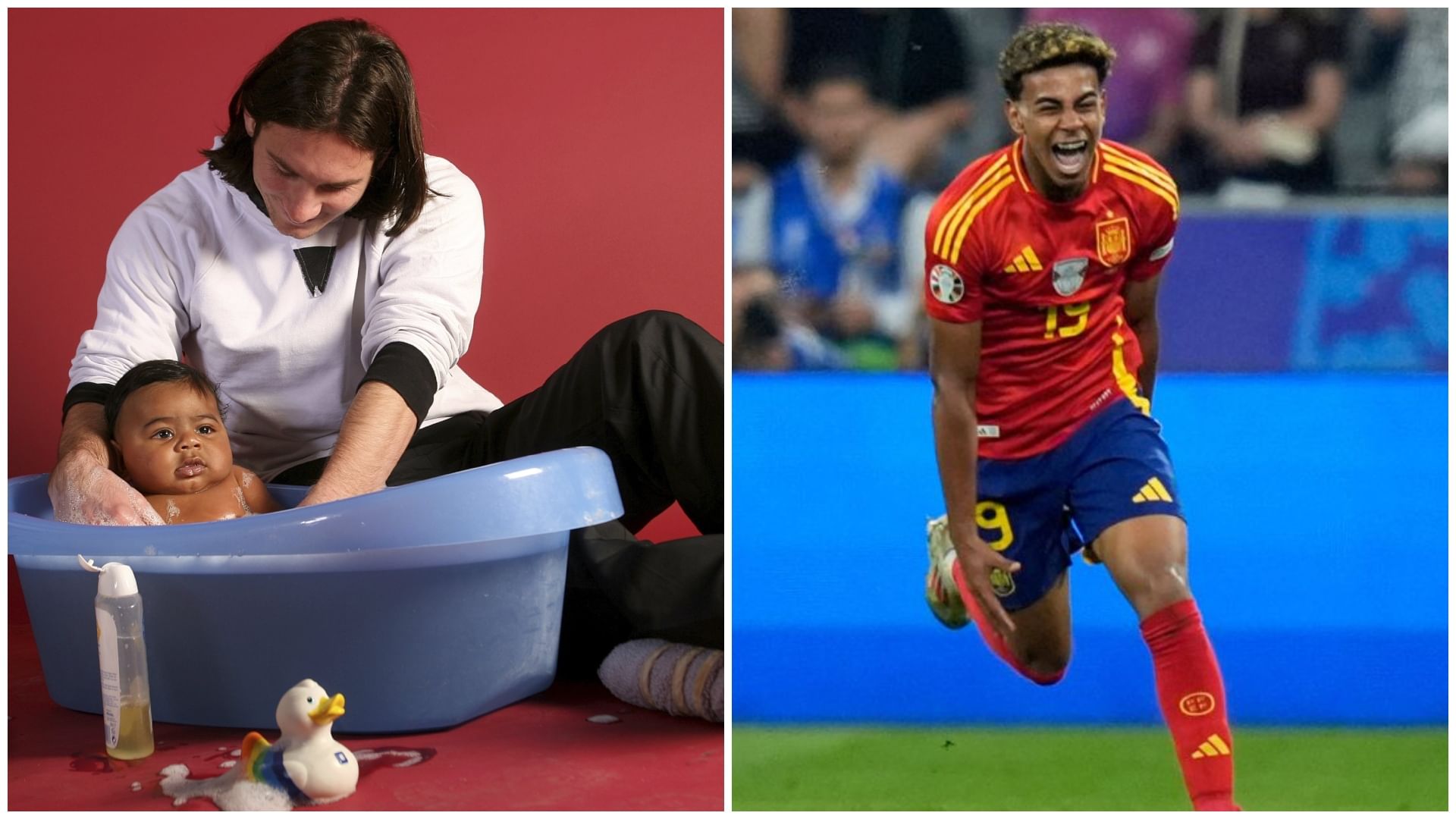 Euro 2024 Lamine Yamal Becomes Youngest Goal Scorer In Euro History Photos With Lionel Messi ...