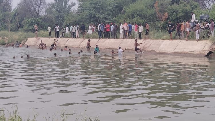 Young Man Who Went To Take Bath In Canal With His Friends In Narnaund Drowned - Amar Ujala Hindi ...