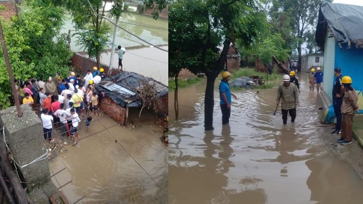 Flood In Dehradun Heavy Rain In Vikasnagar Waterlogged In Areas, Sdrf Rescued People Uttarakhand ...