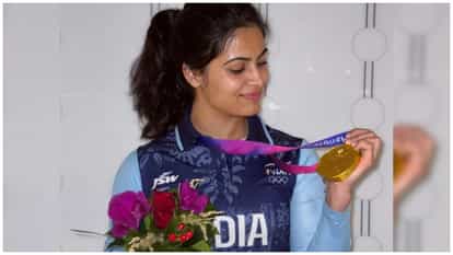 President Droupadi Mumu Pm Narendra Modi Abhinav Bindra Mansukh ...