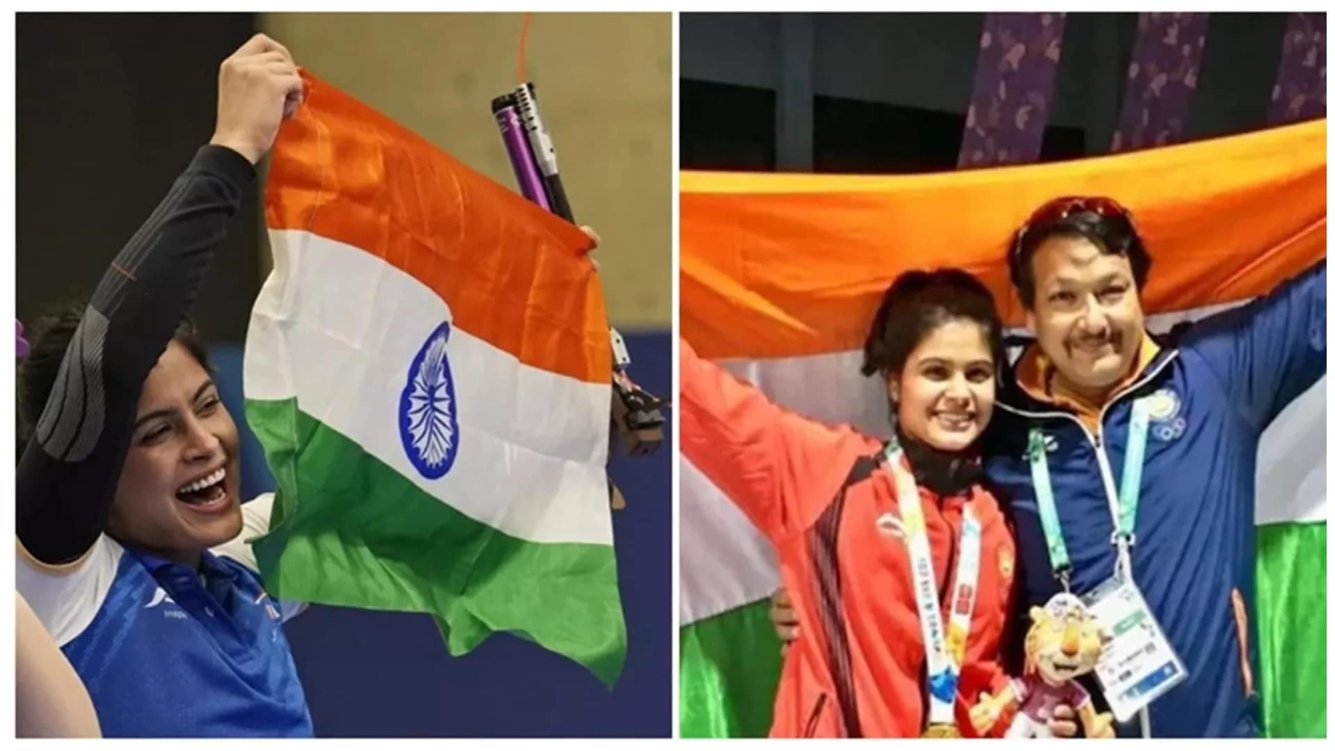 Champions Meet: Abhinav Bindra Poses With Paris Olympics 2024 Star Manu ...