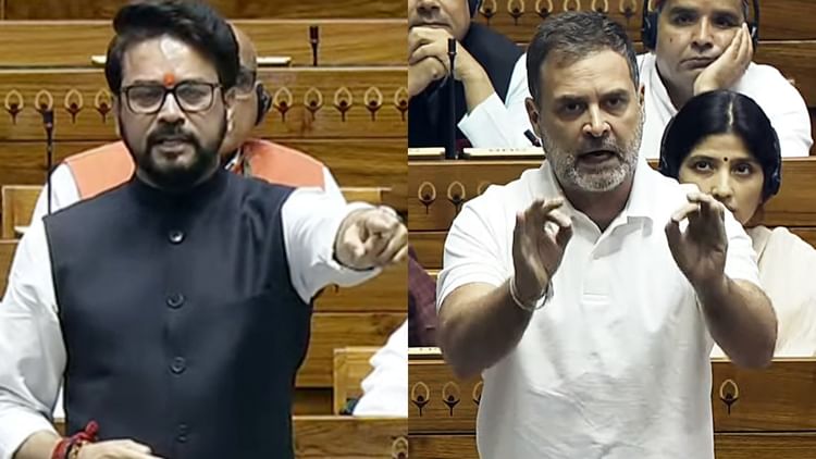 Thakur Slams Rahul In Ls Rahul Replies Abuses Won't Stop Fight For Caste Census - Amar Ujala ...