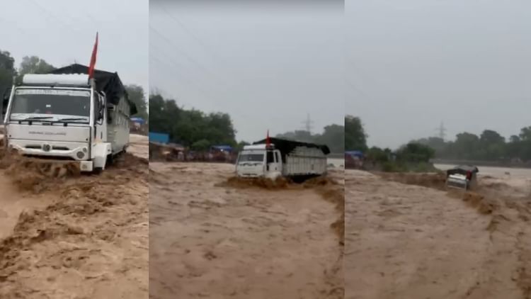 Uttarakhand Weather Kanwar Pilgrims Truck Swept Away From Kharkhari Sukhi Nadi Flood Heavy Rain ...