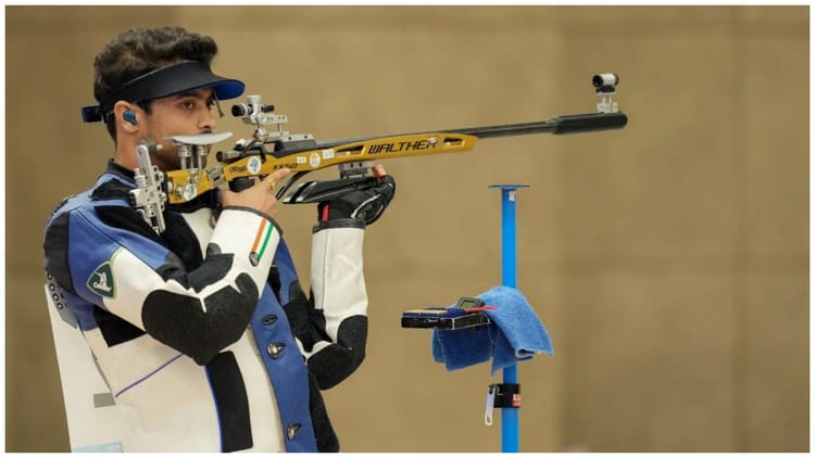 Paris Olympics: Swapnil Kusale In The Final Of Men's 50 Meter Rifle ...