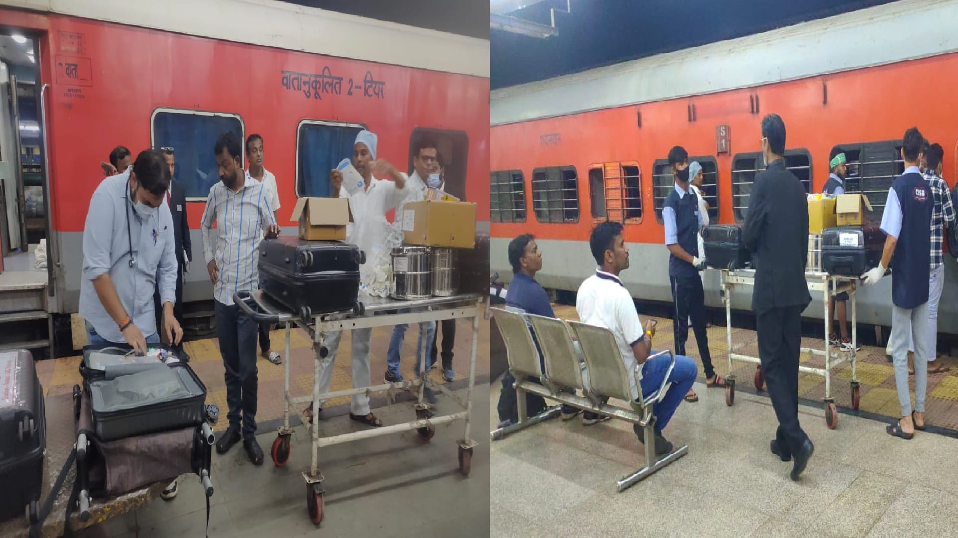 Chhattisgarh News:रायपुर मंडल में दुर्घटना रिलीफ ट्रेन के यात्रियों को ...