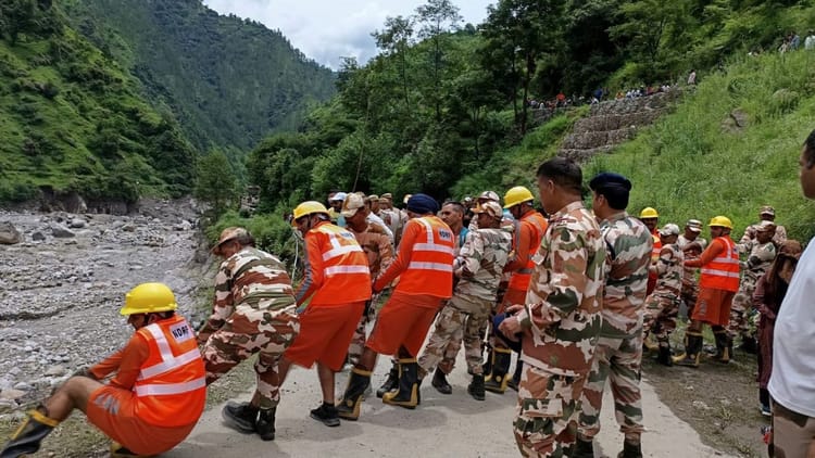 Himachal Disaster Search Operation Started In Sunni-tattapani 120 Km ...