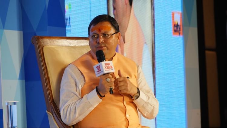 Amar Ujala Samvad 2024 Dehradun Cm Dhami Said Ucc Will Be Implemented Before State Foundation ...