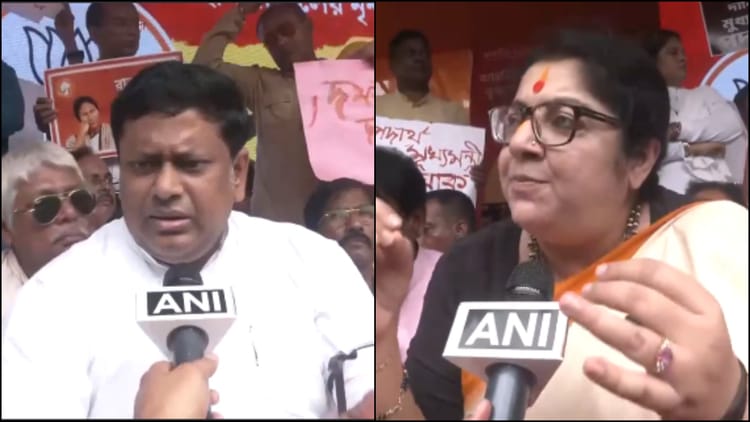 Female Doctor Murder Case Bjp Protest Demads Mamata Banerjee To Resign ...