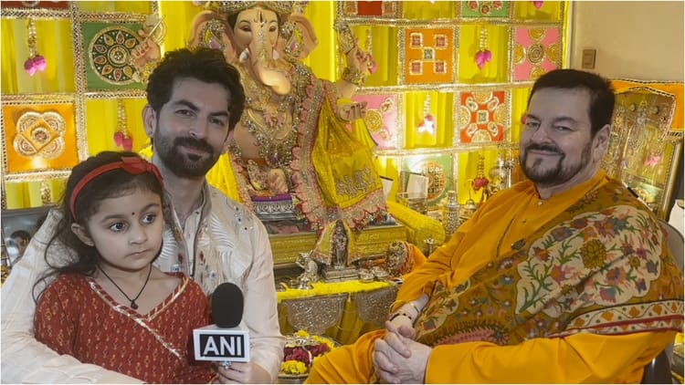 Neil Nitin Mukesh Welcomed Lord Ganesh To Home On Occasion Of Ganesh ...