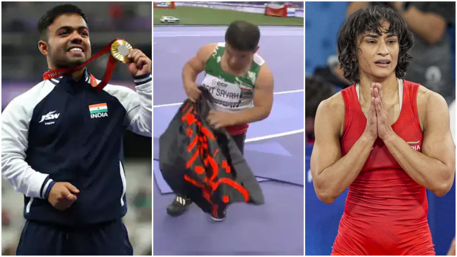 Paralympics 2024 Navdeep Singh Gold Medal In Javelin Flag Controversy ...