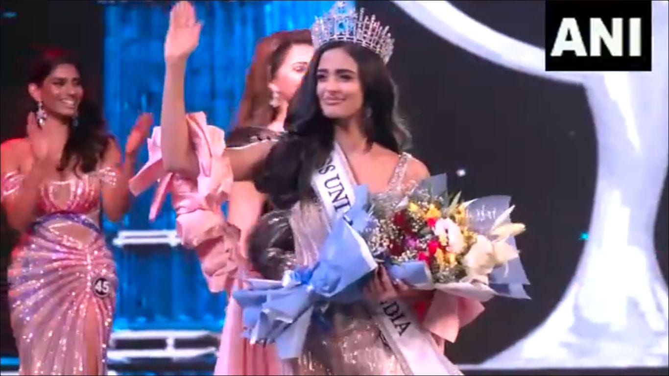 Miss Universe India 2024:रिया सिंघा के सिर सजा मिस यूनिवर्स इंडिया 2024 ...