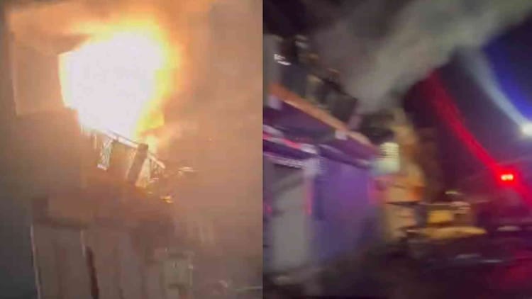 Fire Broke Out In A Firecracker Warehouse In Transport Nagar Dehradun Explosion Police Read All ...